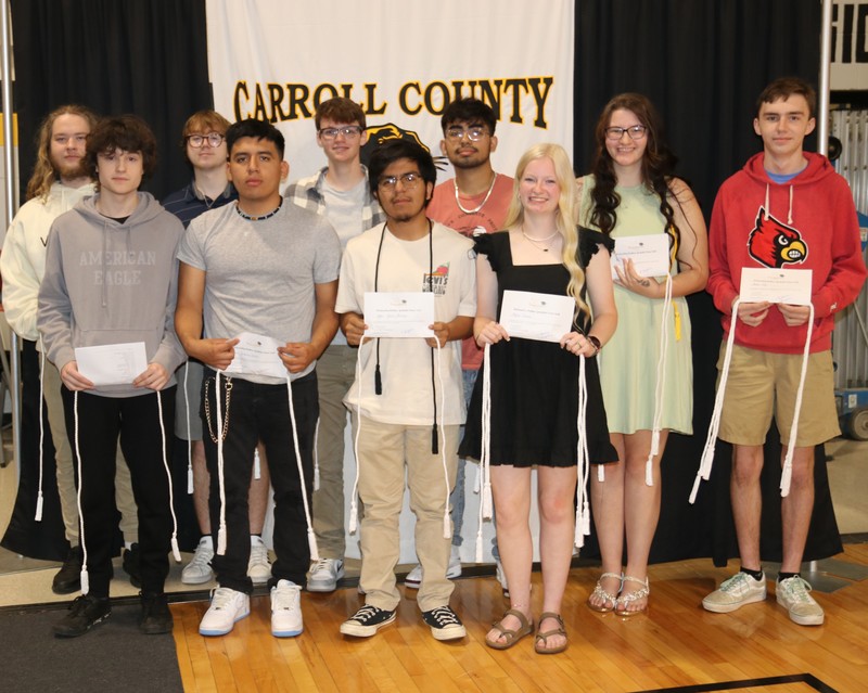 Seniors Given Awards at Honors Day | Carroll County Schools