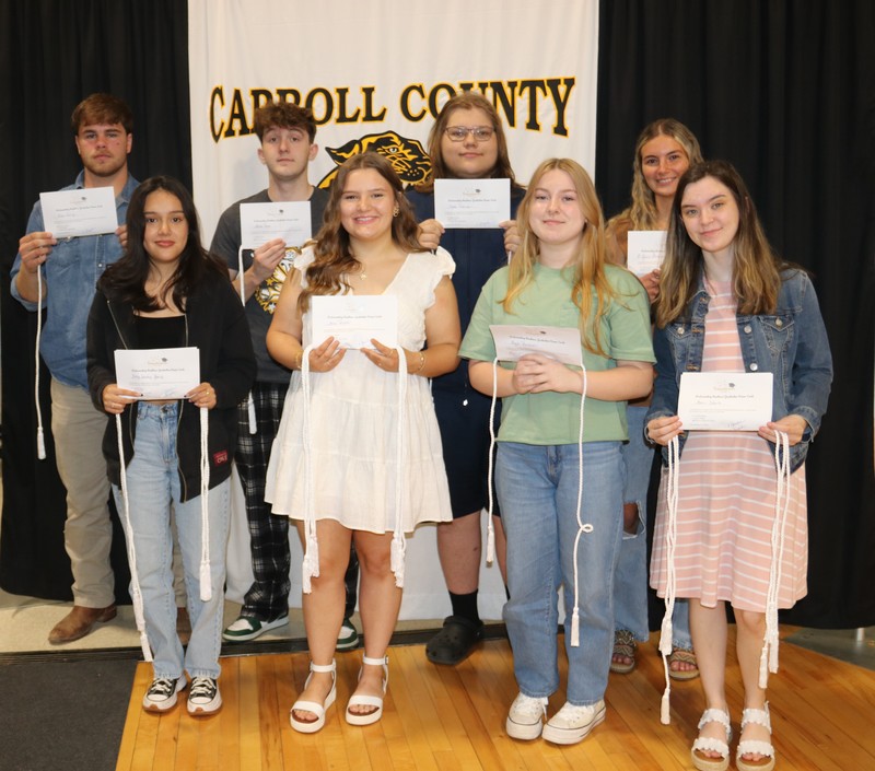 Seniors Given Awards at Honors Day | Carroll County Schools