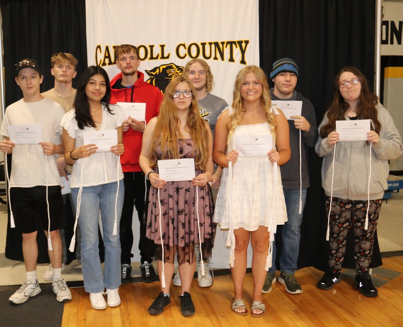Seniors Given Awards at Honors Day | Carroll County Schools