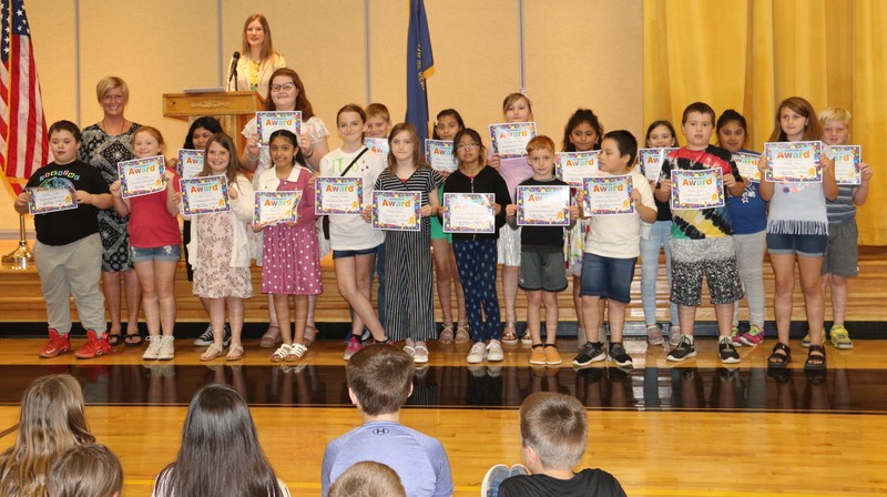 Cartmell Gives Awards to Students | Richard B. Cartmell Elementary