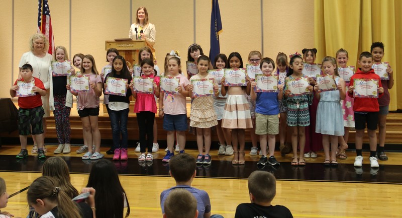 Cartmell Gives Awards to Students | Richard B. Cartmell Elementary