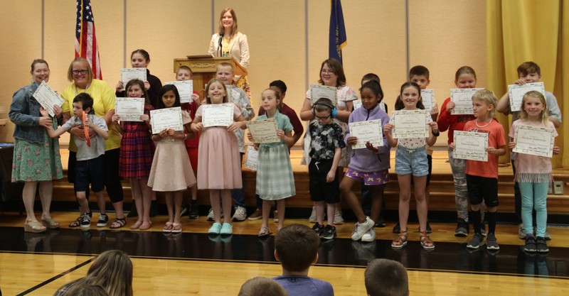 Cartmell Gives Awards to Students | Richard B. Cartmell Elementary