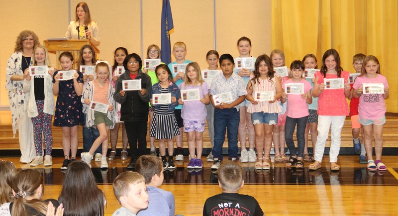 Cartmell Gives Awards to Students | Richard B. Cartmell Elementary